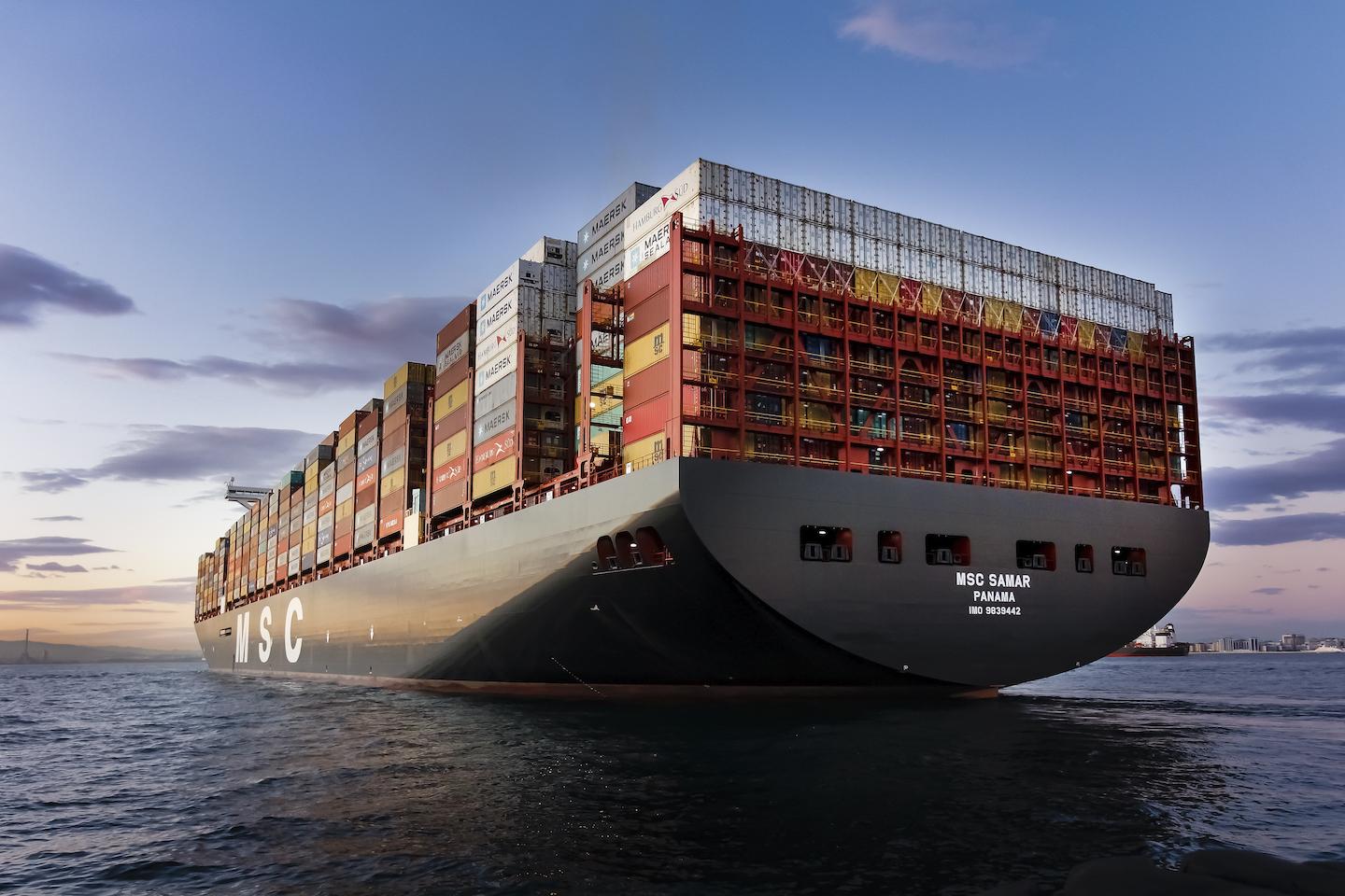 MSC becomes first major shipping line to use 30% biofuel blends ...